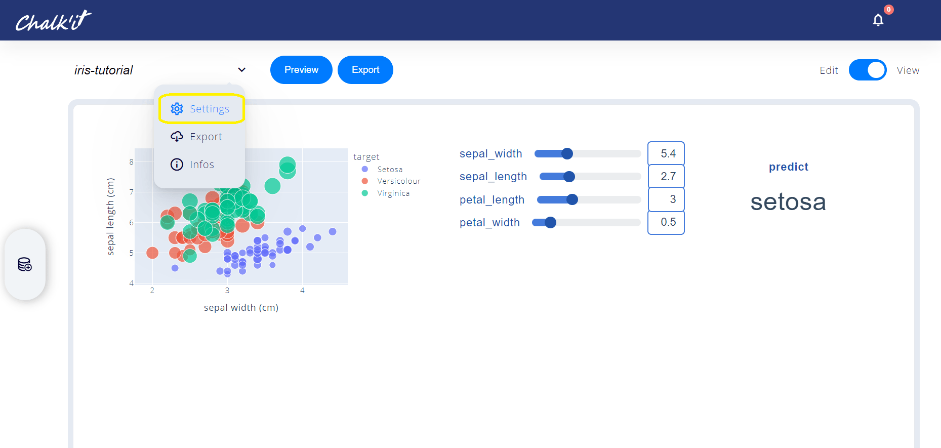 Export - Chalk'it Documentation